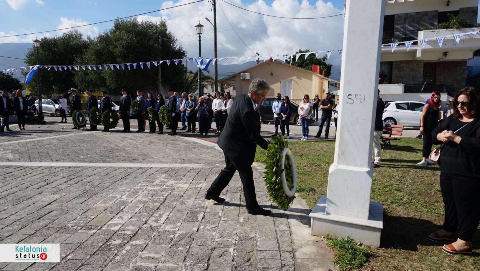 28η Οκτωβρίου – Σάμη: Η δοξολογία, οι καταθέσεις στεφάνων και η ...