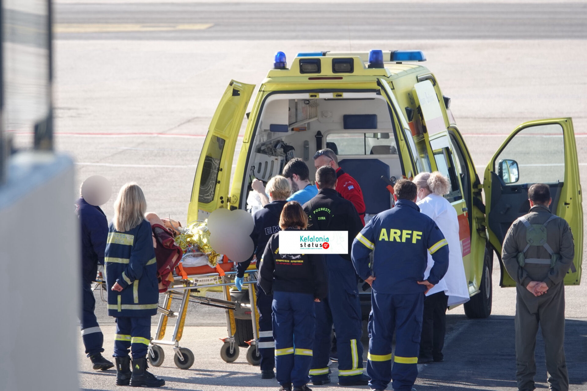 Εγινε η αεροδιακομιδή του 70χρονου βαριά τραυματία από τα Ποταμιανάτα ...